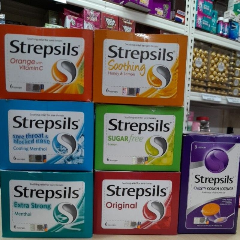 ‼️PROMOTION ‼️STREPSILS ONE BOX ⁉️⁉️ ( 24 X 6'S) | Shopee Malaysia