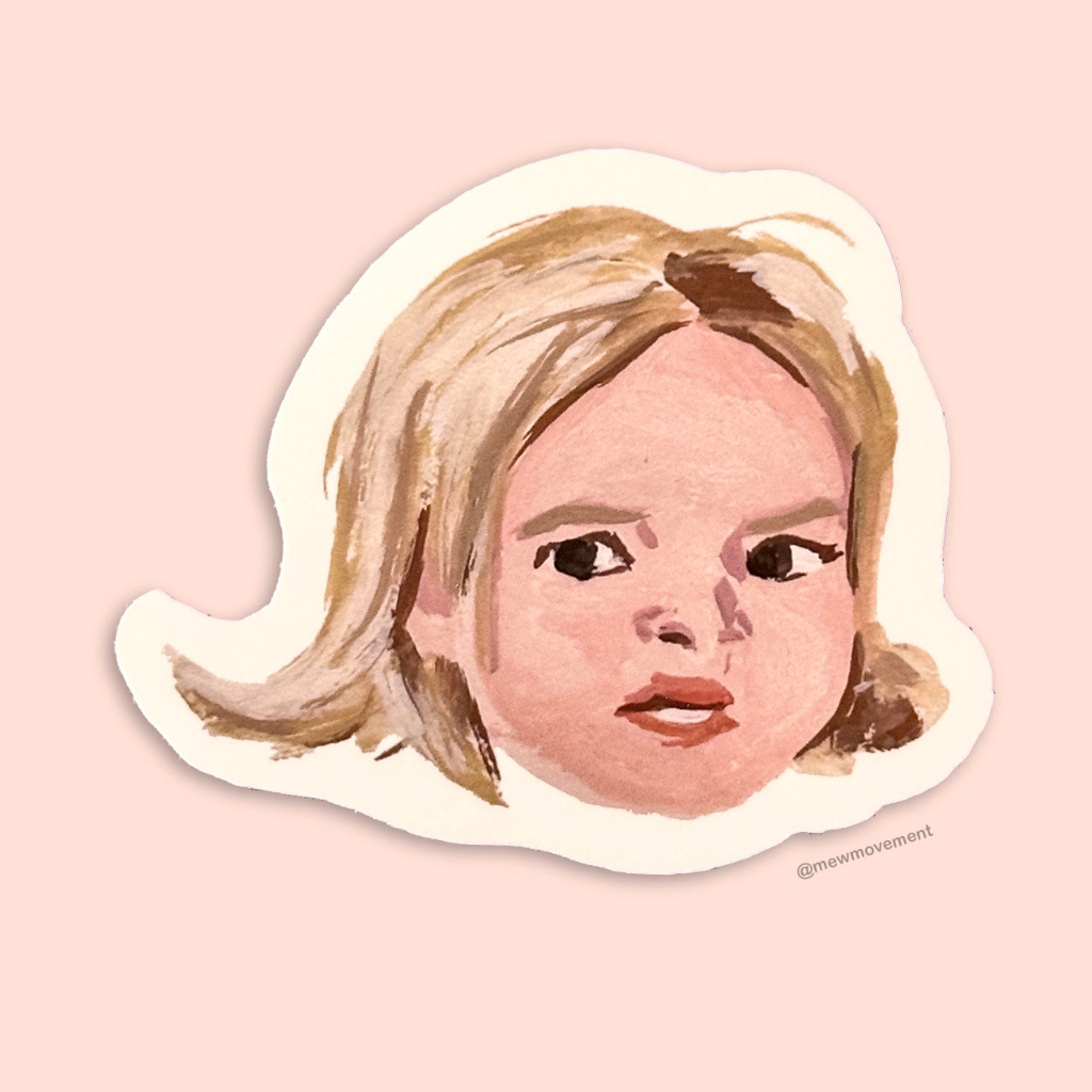 Chloe Meme Sticker, We're Going To Disneyland, Side Eye Sticker ...