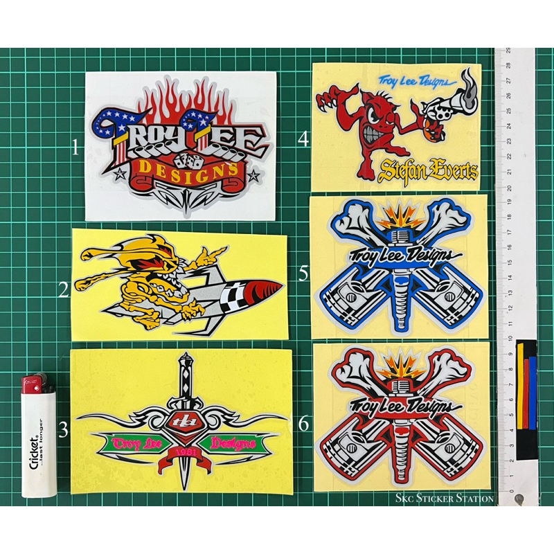 Troy lee designs (TLD) Sticker Cutting Overlapping Reflective #tld # ...