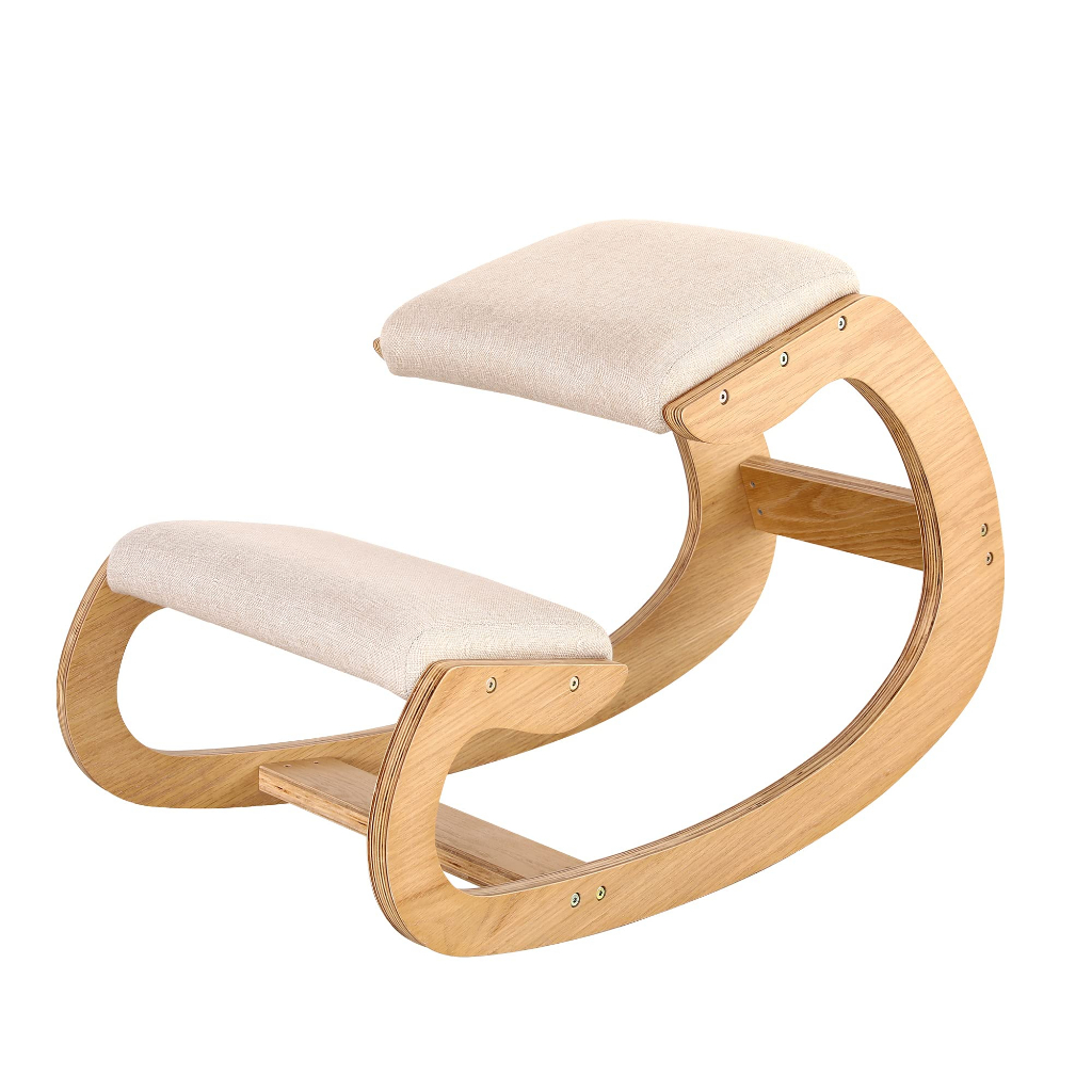 Posture Correcting Kneeling Chair Solid Wood Study Chair for Children ...
