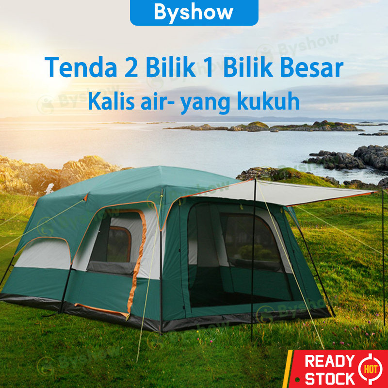 【Byshow】🔥Malaysia In Stock🔥khemah unta Outdoor automatic camping tent ...