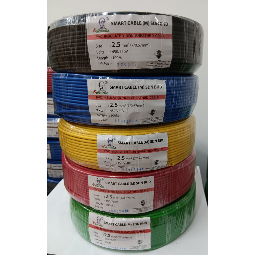 SMART PVC Insulated Cable 2.5MM ( Auto Control Cable / Made In Malaysia ...