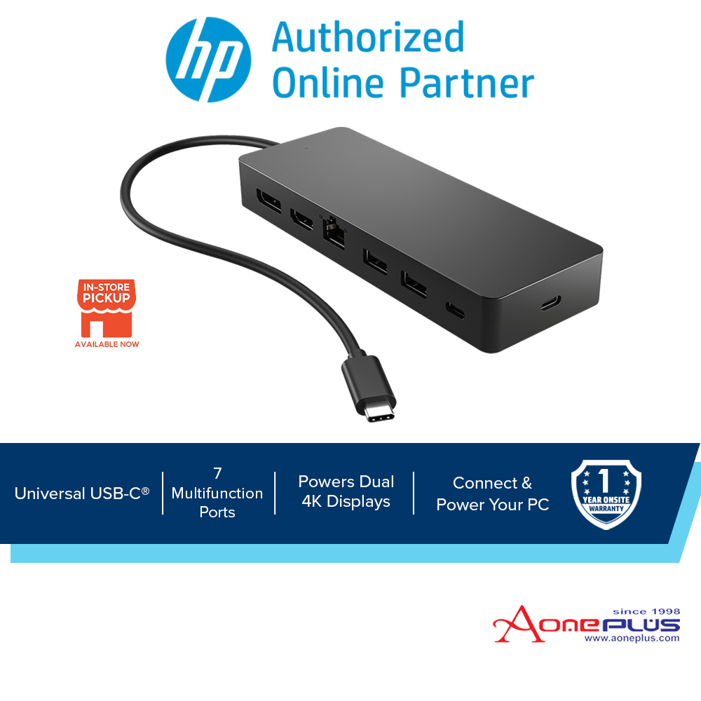 HP Multiple HUB Universal USB-C 50H98AA#UUF | Shopee Malaysia