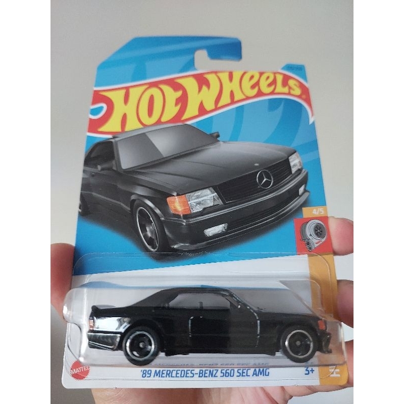 Hot Wheels 89 Mercedes Benz 560 SEC AMG Black | Shopee Malaysia