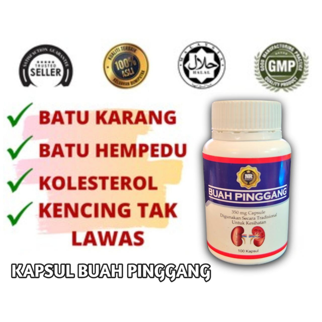 Ubat Buah Pinggang original 100 Kapsul Ready Stock Pahang | Shopee Malaysia