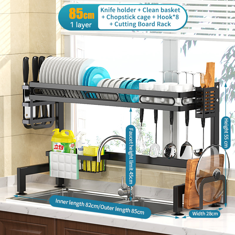 Kitchen Rack Dish Rack Rak Dapur Rak Pinggan With Cabinet Rak Sinki ...