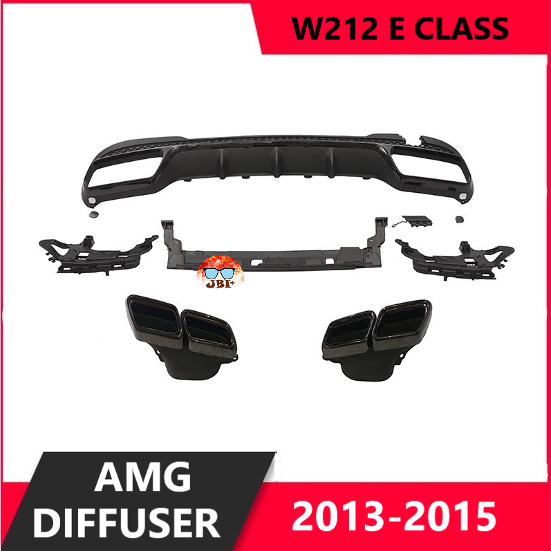 Mercedes-Benz W212 E63 AMG Diffuser W212 Facelift 2013-2015 | Shopee ...