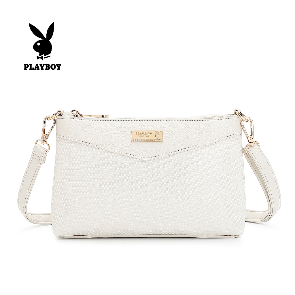 [CLEARANCE]-PLAYBOY Monogram Ladies Sling Bag - Multi Color BXU 550 ...