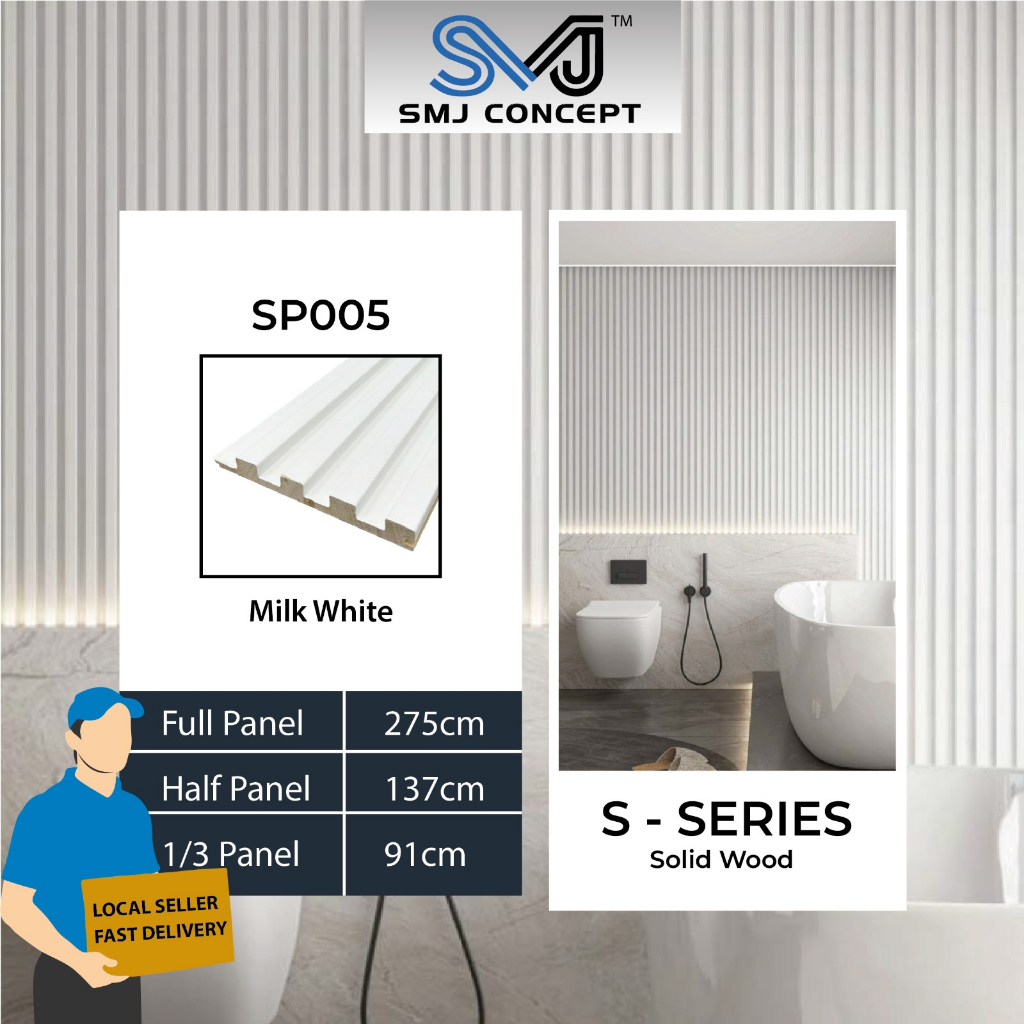 SMJ CONCEPT® Fluted Panel S Series Natural Warmth (ALL) | Solid wood ...