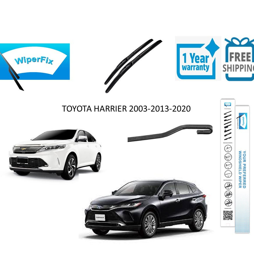 [WiperFix] WiperFix Toyota Harrier Wiper XU60,80 (2014 -2025 ...