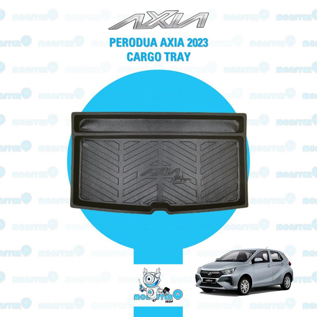 Perodua Axia 2023 Cargo Tray Boot Tray Rear Trunk Tray(PACKING ROLL ...