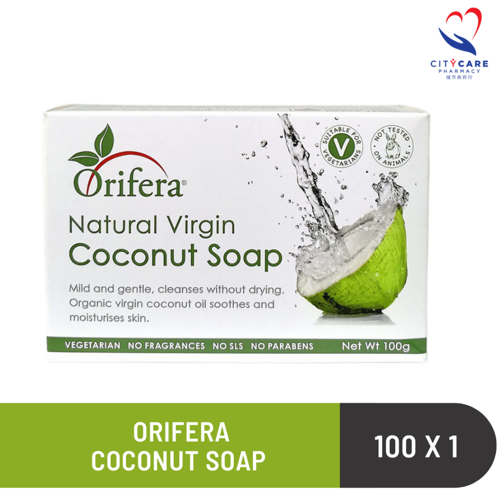 Orifera Natural Virgin Coconut Soap 100g | Shopee Malaysia