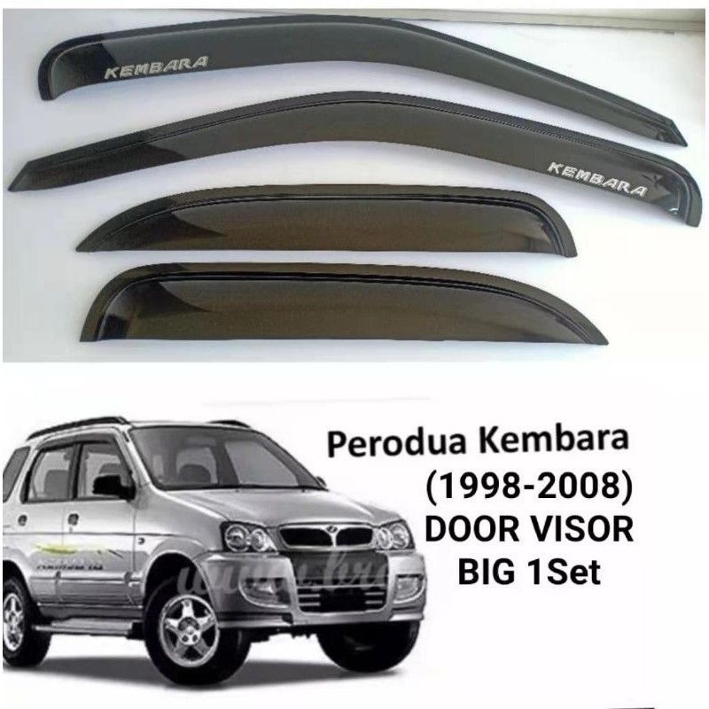 PROMO PERODUA KEMBARA DOOR VISOR (3inch/4inch) | Shopee Malaysia