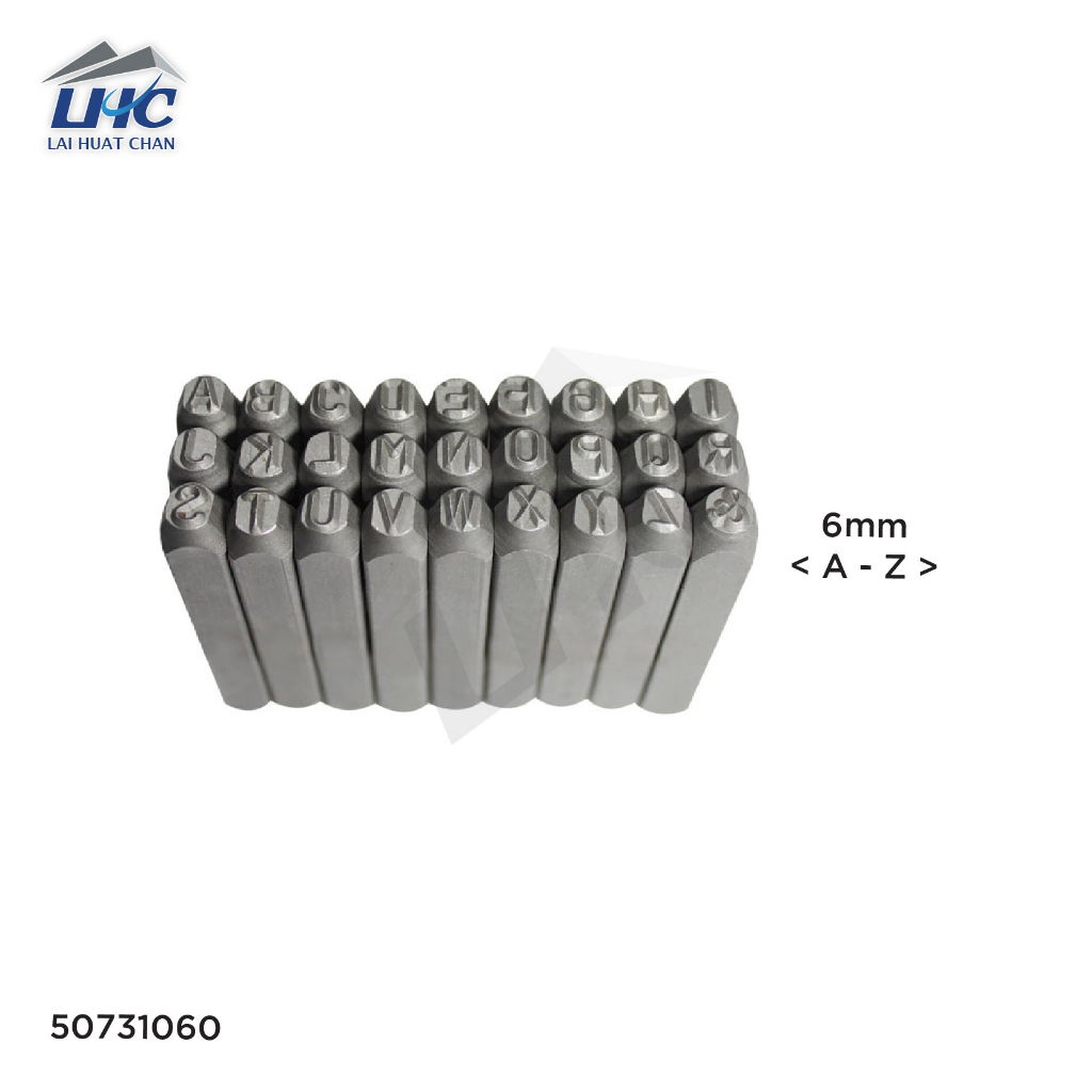 NIETZ 6mm/8mm Metal Stamp Alphabet Uppercase Letter Punches Set ...