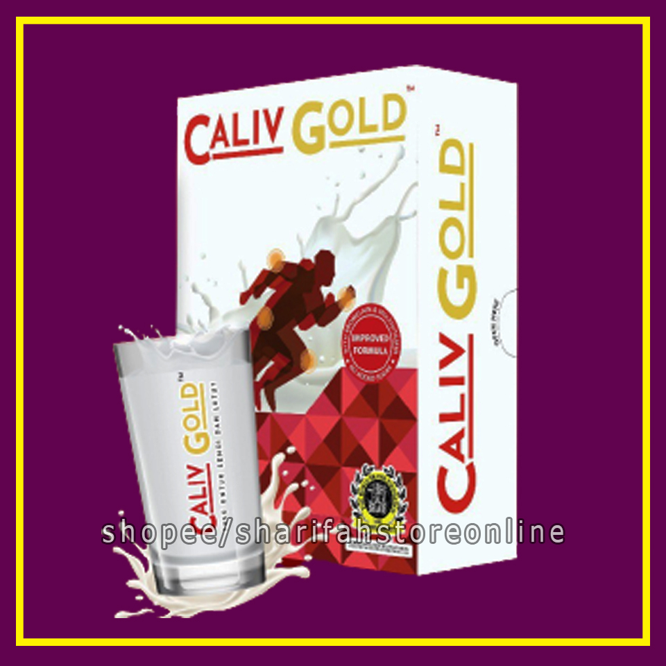 Caliv Gold Calift Gold New Pack Original HQ Susu Untuk Tulang dan Sendi ...