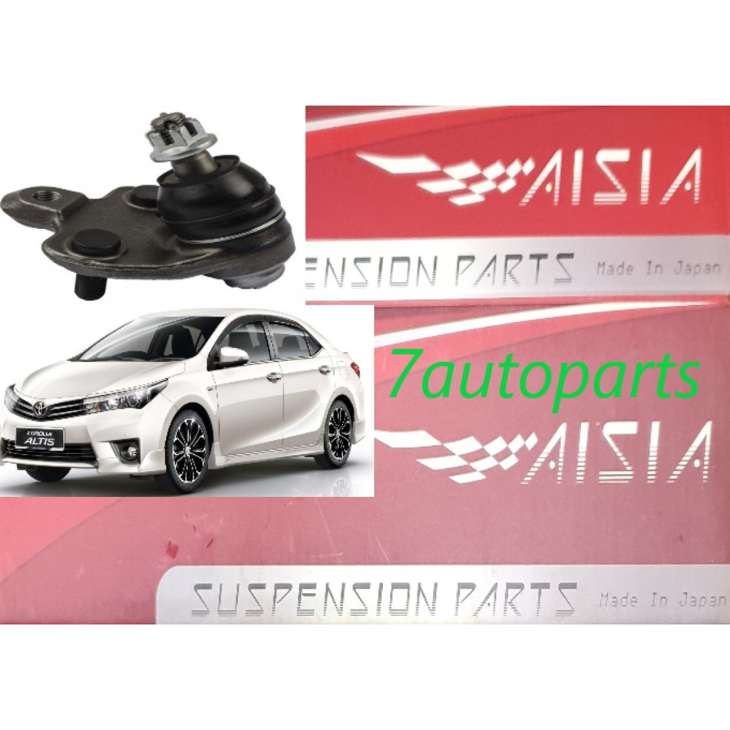 AISIA JAPAN Toyota Altis ZRE172 ZRE173 2014-2018Y Front Lower Arm Ball ...