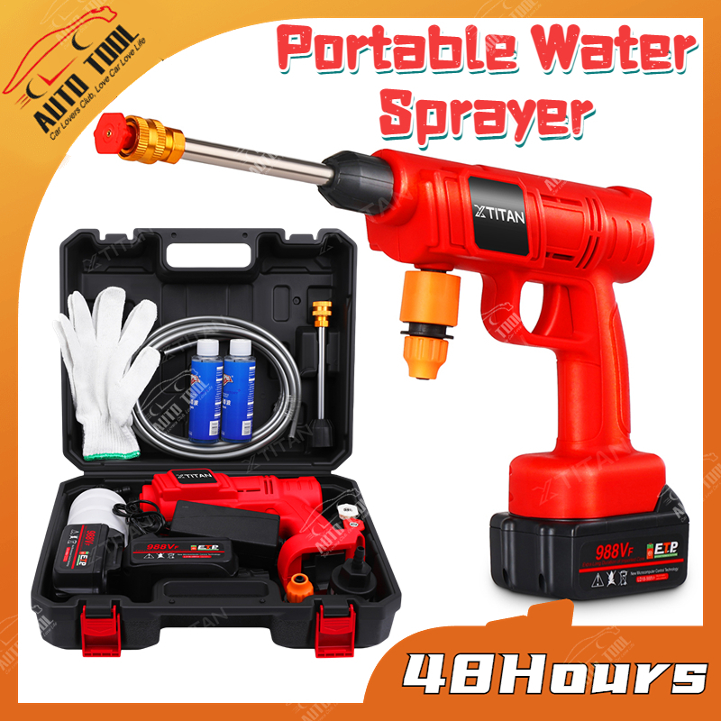 CLC 🎁🎁🎁988VF High Pressure Car Washing Machine For Cleaning Garden House Vehicles Cordless Car ...