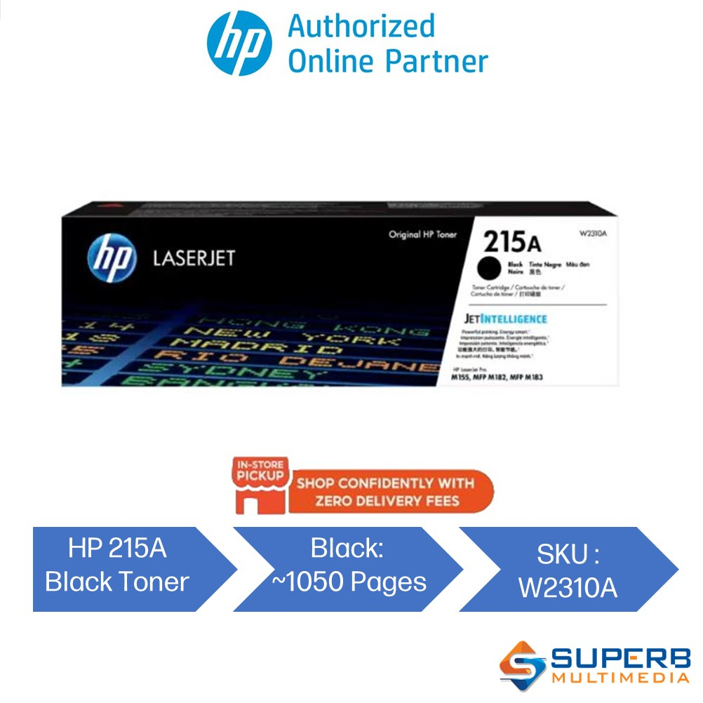 HP 215A Original Toner [Black/Cyan/Yellow/Magenta]W2310A/W2311A/W2312A ...
