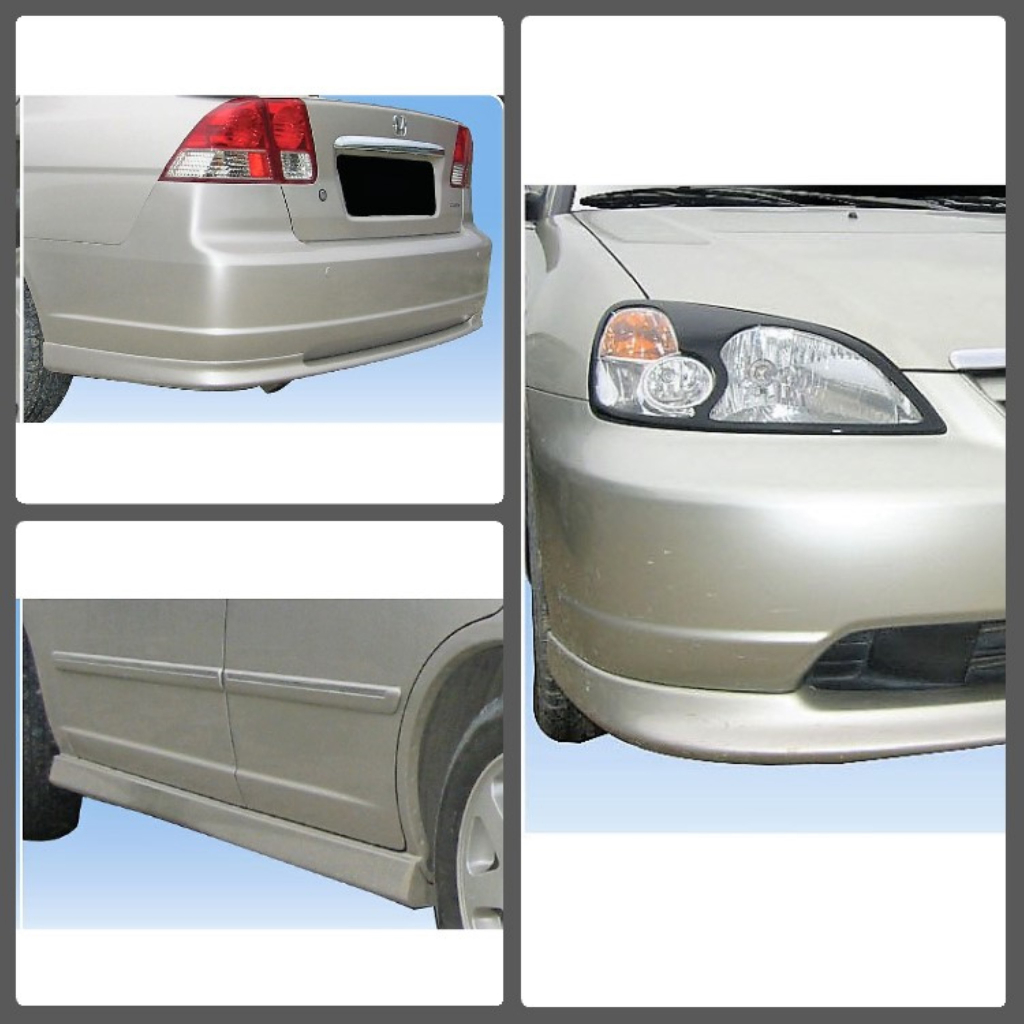 Honda Civic 7th Generation 2001 OEM Skirting Body Kit Fiber Ready Stock ...