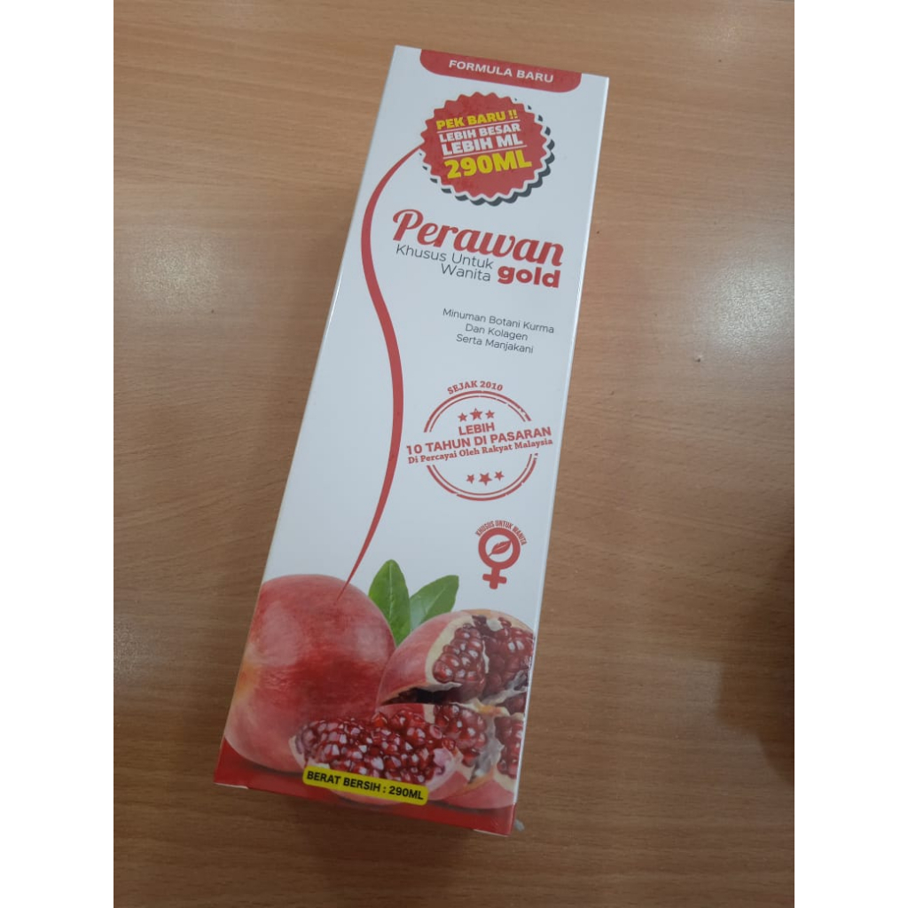 JUS PERAWAN GOLD D'HERBS 260ML - BOTOL NEW LOOK | Shopee Malaysia