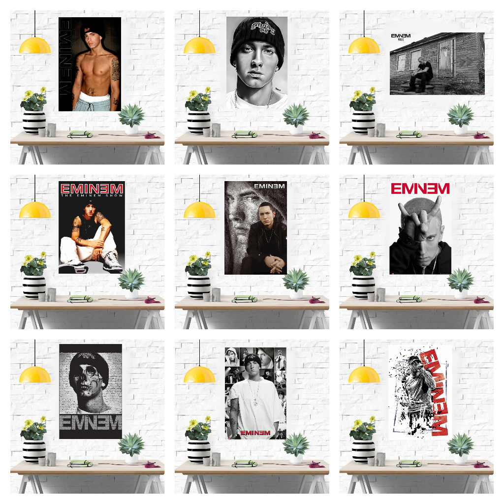 Eminem A3 Poster Or A3 Frame Wall Decoration | Shopee Malaysia