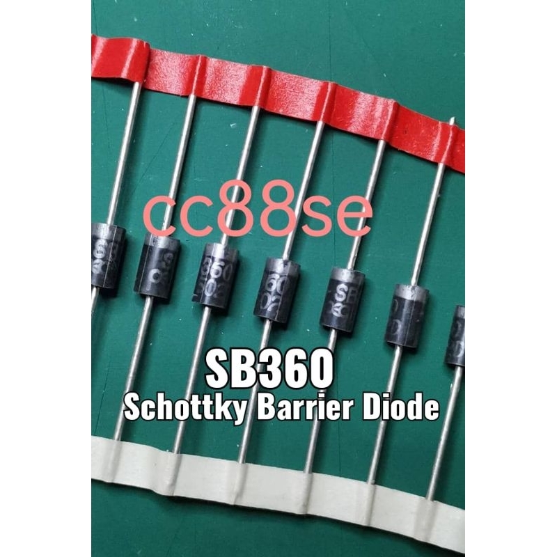 SB360 SR360 (SR306 SB306) 3A SCHOTTKY BARRIER RECTIFIER DIODE | Shopee ...