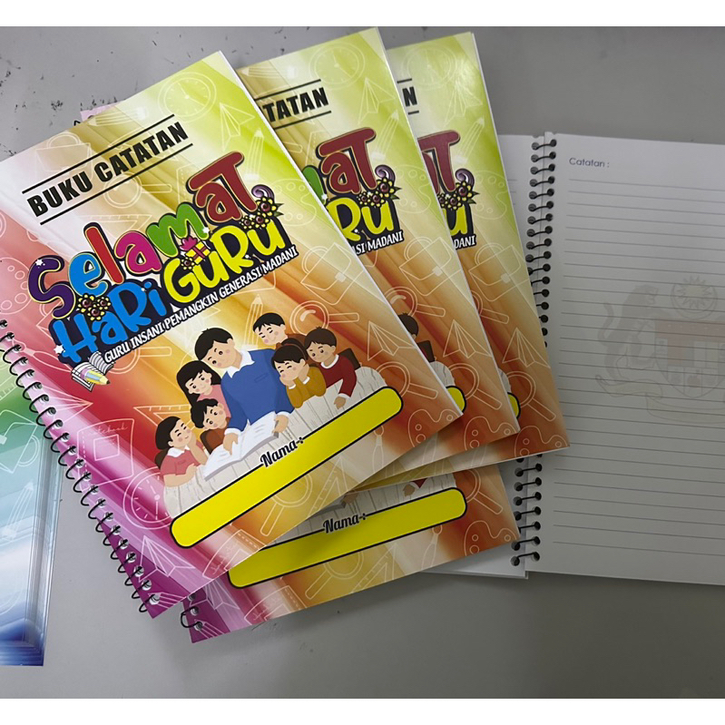 BUKU NOTA HADIAH HARI GURU | BUKU CATATAN | NOTEBOOK HARI GURU - ISI ...