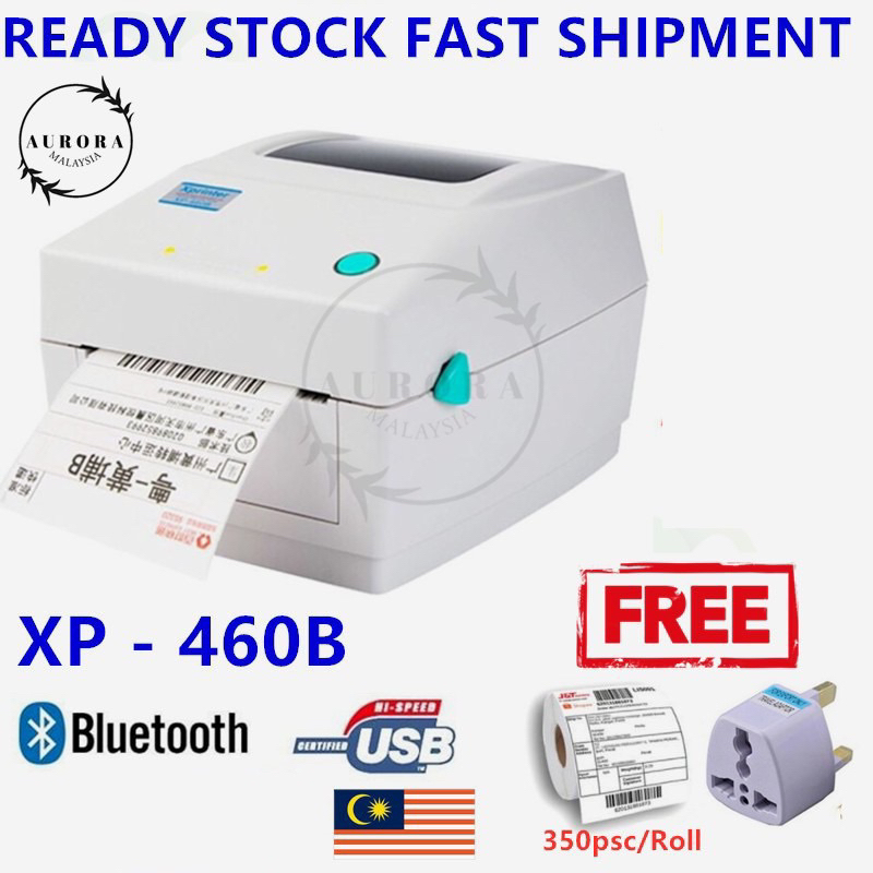 READY STOCK XPRINTER WIFI USB Bluetooth OTG Thermal Printer XP460b XP420b 460B 420B AWB Shipping ...