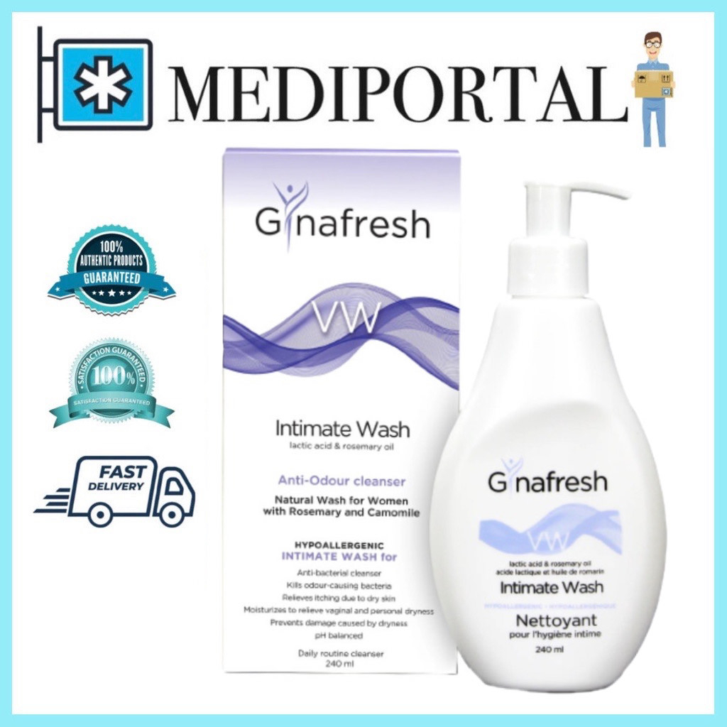 Mediportal GYNAFRESH VW Feminine Intimate Wash 240ML TO RELIEVE ITCH ...