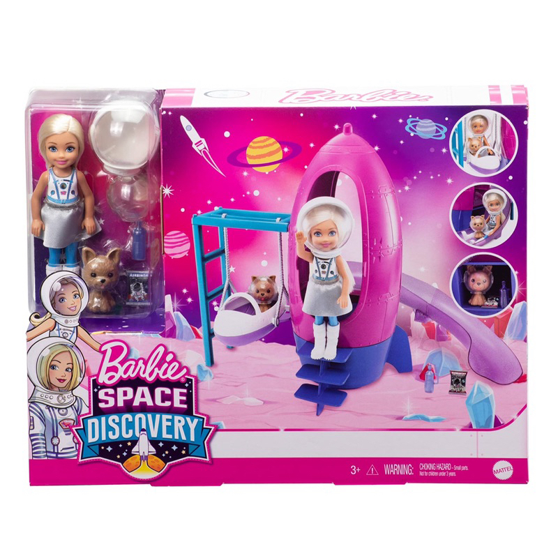 Barbie Chelsea Space Discovery Playset Original Mattel with puppy dog ...