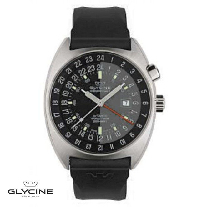 Glycine Airman SST-06 Reissue GMT Swiss Made Automatic 3 Time Zone ...