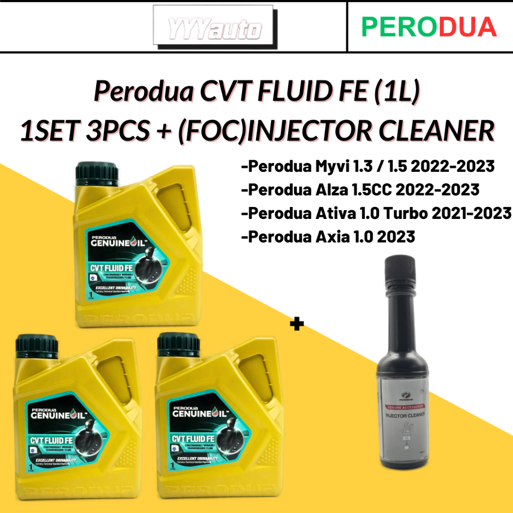 100% GENUINE PERODUA MYVI FACELIFT 2022 ATIVA ALZA 2022 D51A CVT FLUID ...