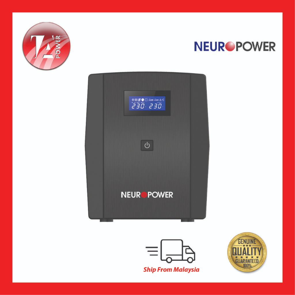 [PRE ORDER] NEUROPOWER CITY-i 1500 Line Interactive UPS 1500VA | Shopee ...