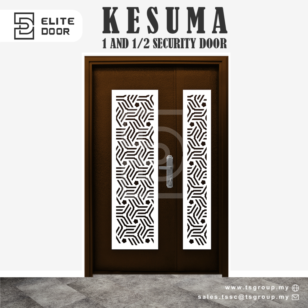 ELITEDOOR Lowest Price Kesuma Security Door (Son & Mother) With 10 Locks | Shopee Malaysia