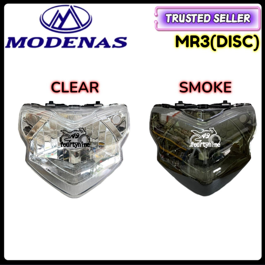 MODENAS KRISS MR3 DISC HEAD LAMP HEAD LIGHT LAMPU DEPAN | Shopee Malaysia