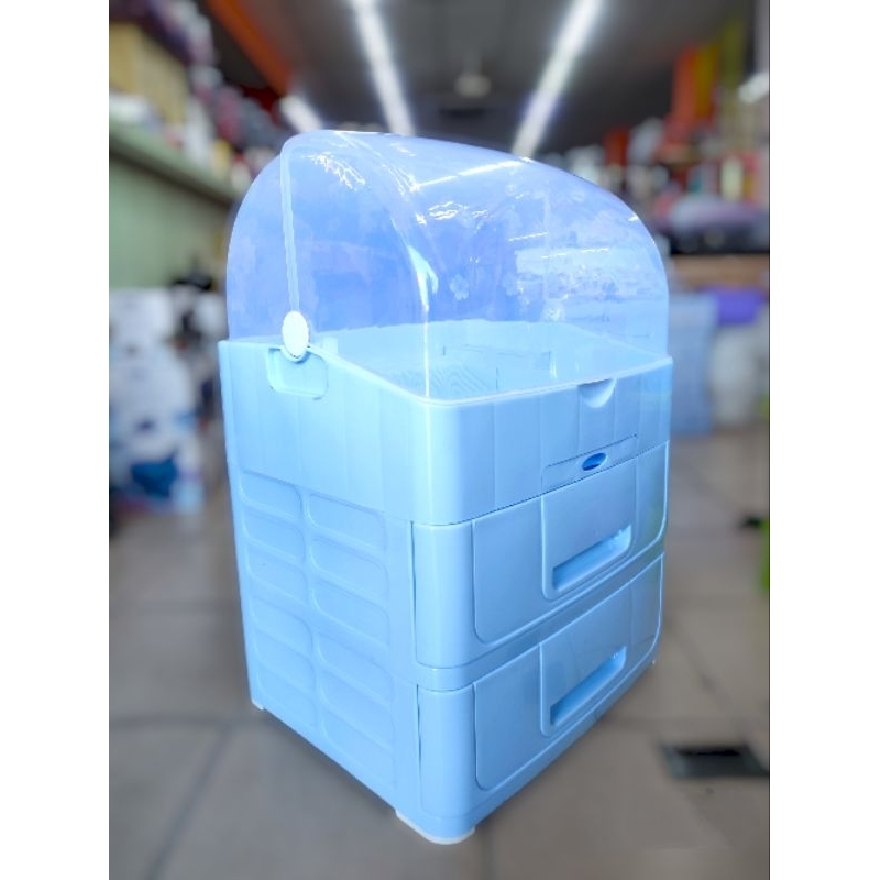 RAK PINGGAN BERTUTUP / DISH DRAINER WITH COVER / DISH RACK / RAK ...