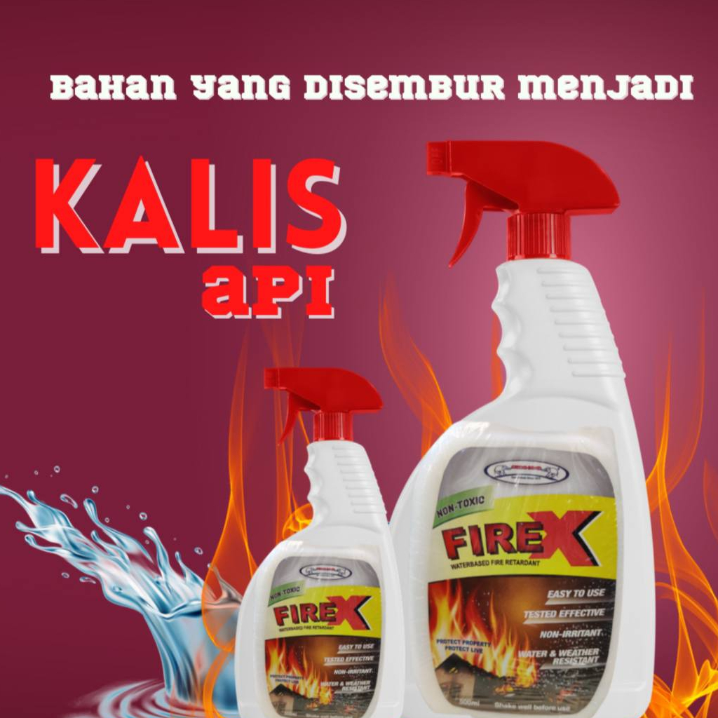 Fire X Preventive Pre-treatment Fire Retardant Coating Spray Bottle ...
