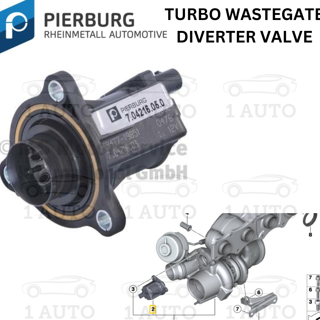 PIERBURG GERMANY TURBO WASTEGATE DIVERTER VALVE BMW F30 320i 328i F32 ...