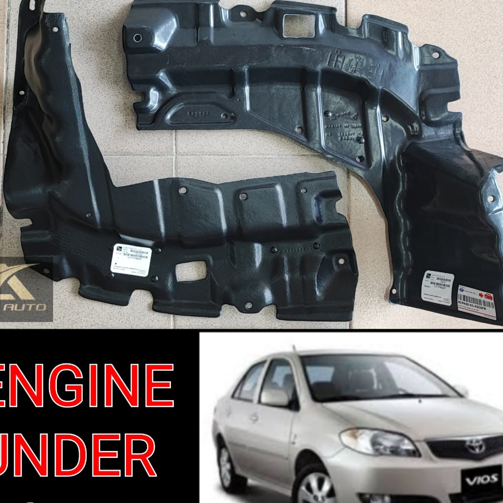 TOYOTA VIOS NCP42 2003-2006 ENGINE UNDER SIDE COVER | Shopee Malaysia
