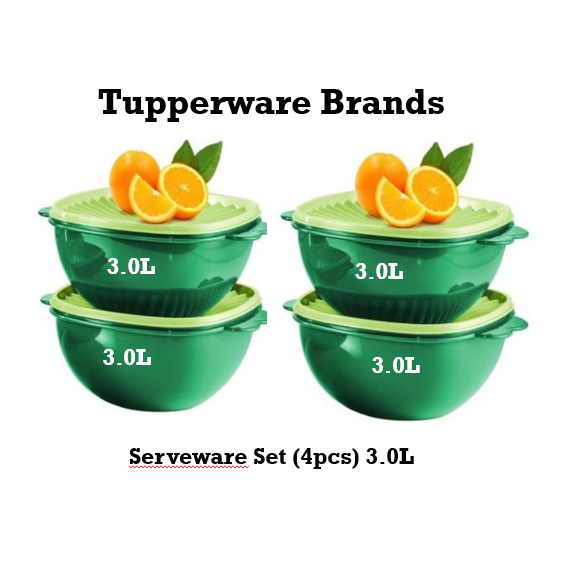 Tupperware (4 pcs) OR ( 7 pcs) OR ( 2pcs 3.0L ) OR ( 4pcs 3.0L ...