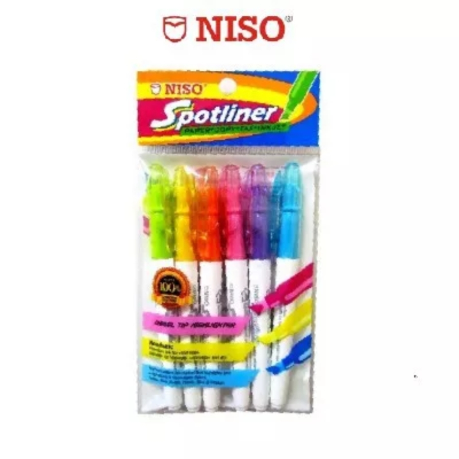 NISO SPORTLINER HIGHLIGHTER PEN ( 6 colours/ pack) | Shopee Malaysia
