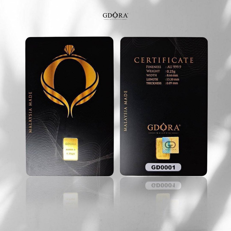 Niza Dora Gold GDora Black Edition Gold Bar | Shopee Malaysia
