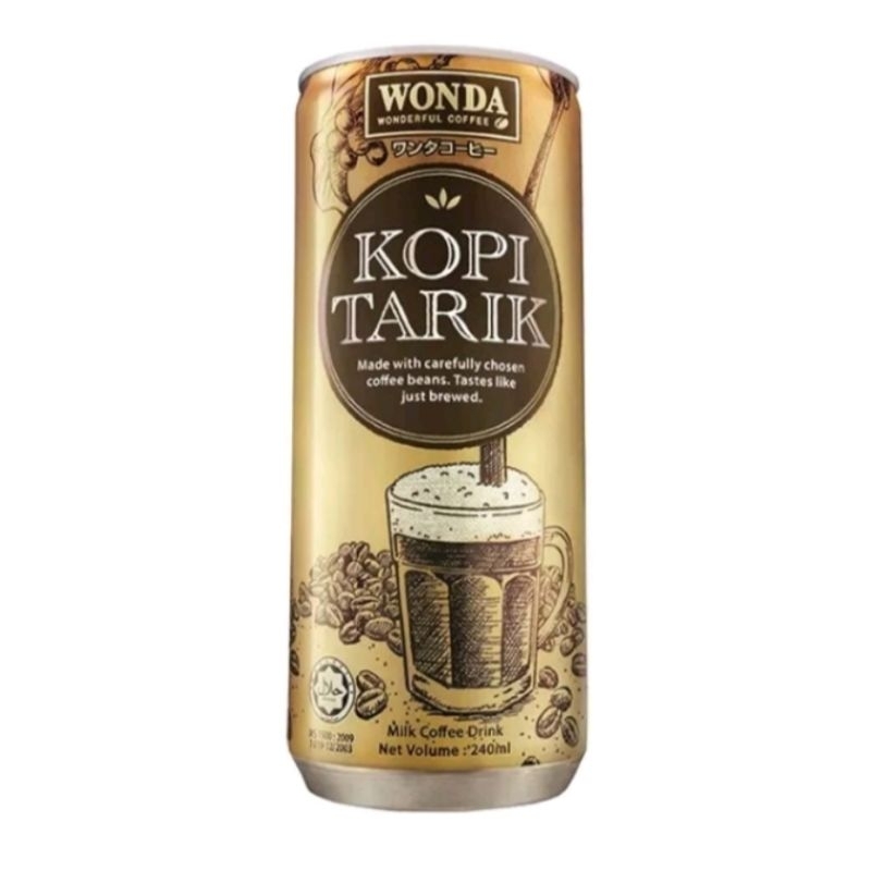 WONDA Coffee Can 240ml Assorted Original Latte Mocha Extra Presso Kopi ...