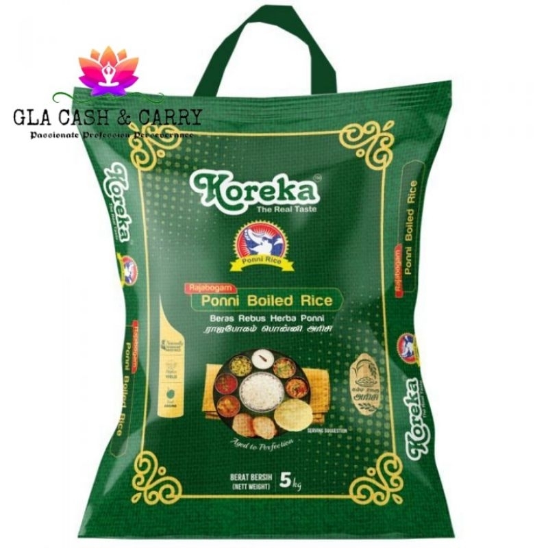 Premium Koreka Rajabogam Ponni Boiled Rice 5 KG | Shopee Malaysia