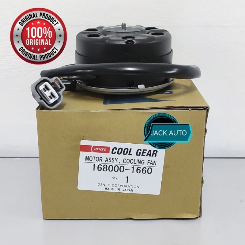 DENSO RADIATOR FAN MOTOR 168000-1660 TOYOTA HARRIER MCU30 3.0 / LEXUS ...
