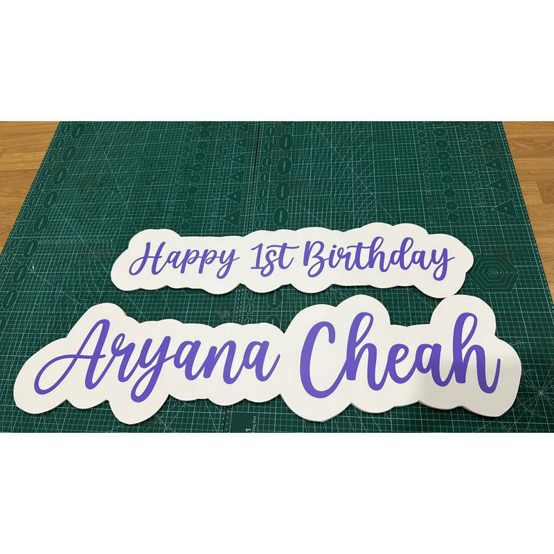 KT Board Printing /Foamboard/Birthday decoration/Font die cut /name ...