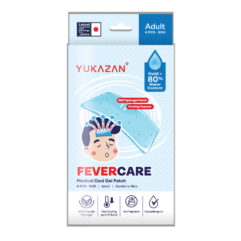 Yukazan Adult Fevercare Medical Cool Gel Patch (6's) | Shopee Malaysia