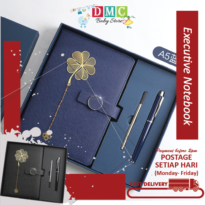 Premium Notebook buku nota pen set book Hadiah hari guru gift 2023 ...