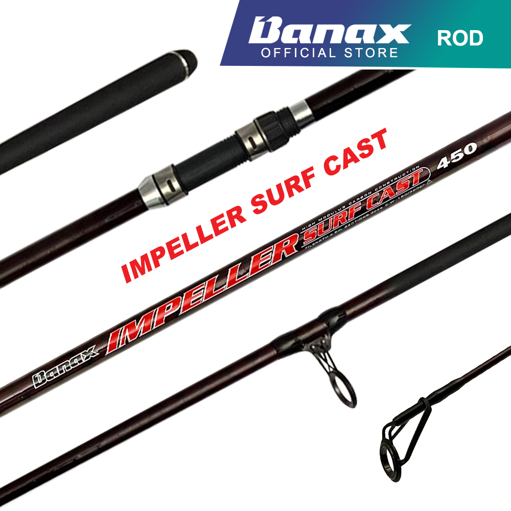 Banax Impeller Surf Cast Fishing Rod (14.7ft - 16.4ft) | Shopee Malaysia
