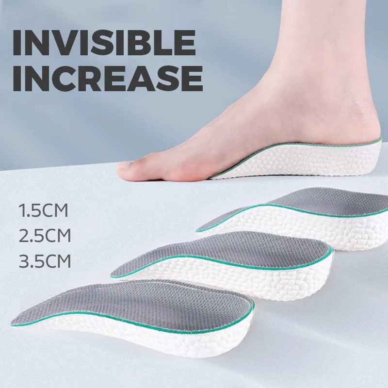 🌻Ready Stock🇲🇾Height Increase Pad Taller Arch Support Invisible Half ...